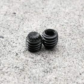 Gas Block Set Screws - Knurled (Pair) - Trajectory Arms